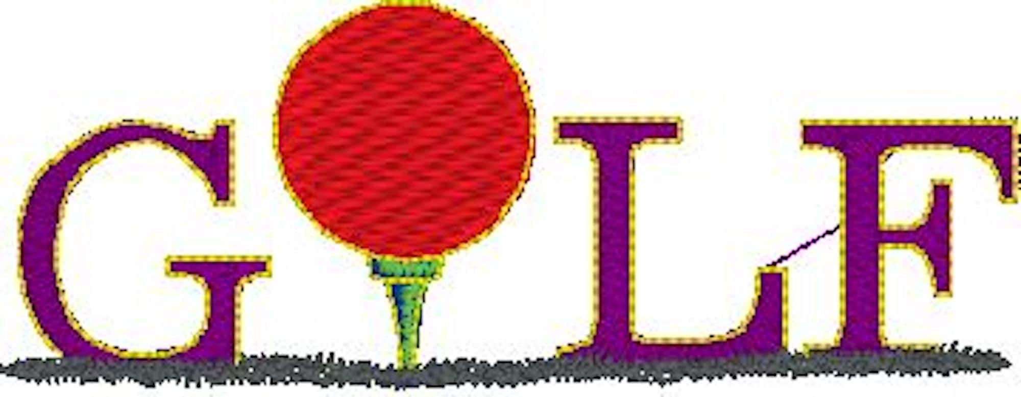 Golf Set of 30 Embroidery Files 4 X 4 Inches 100 X 100mm - Etsy