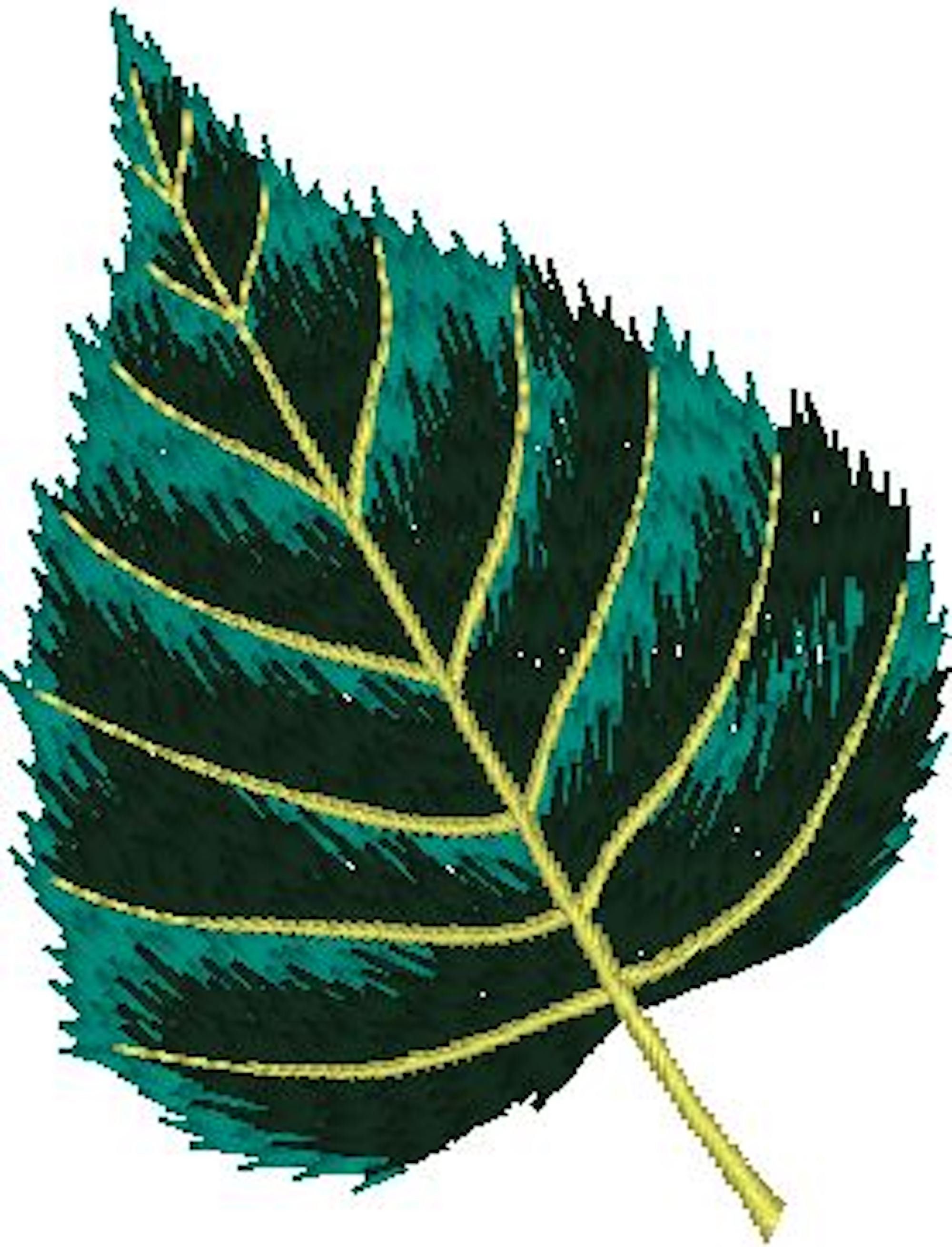 Tree & Leaves Set of 19 Embroidery Files - 4 X 4 Inches ( 100 X 100mm ...