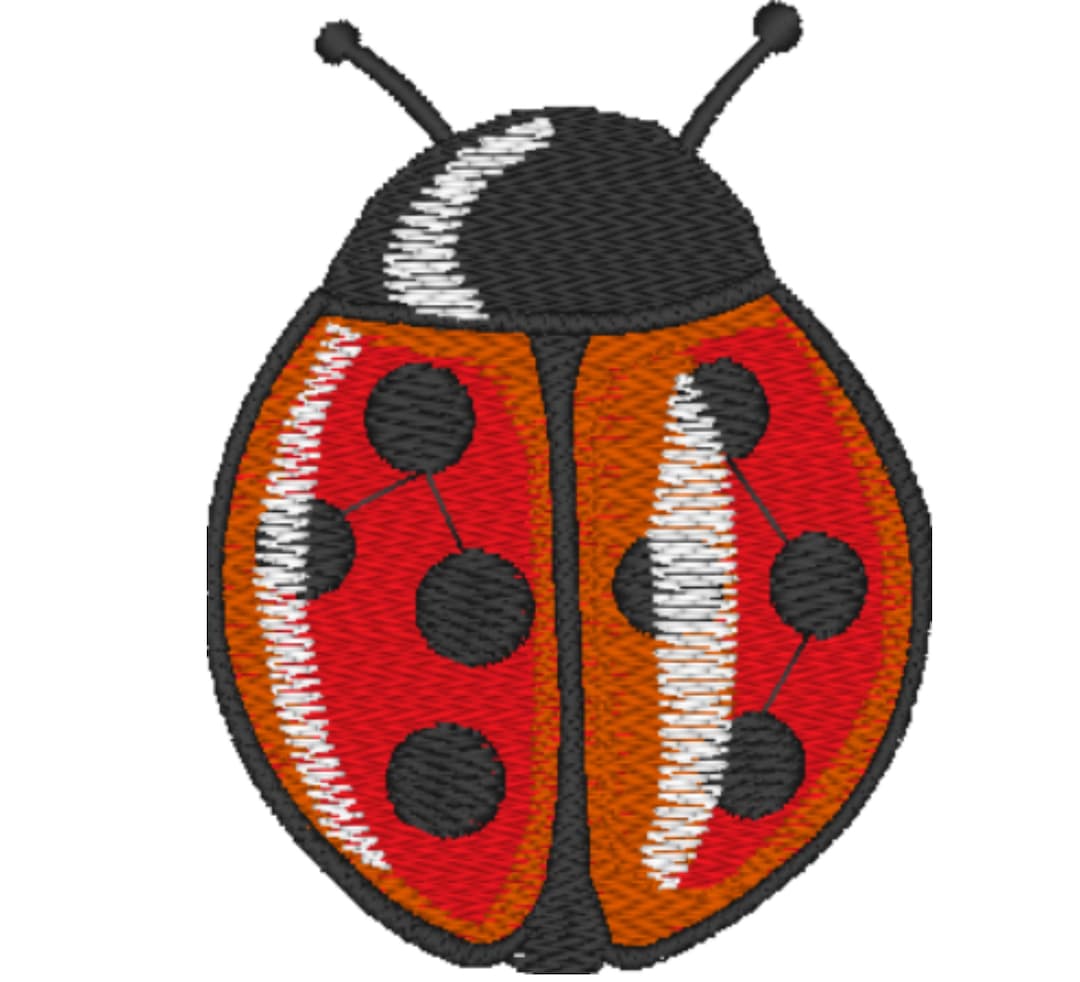 Ladybird Ladybug Embroidery File - Pes Dst Exp Jef Hus Vip and XXX ...