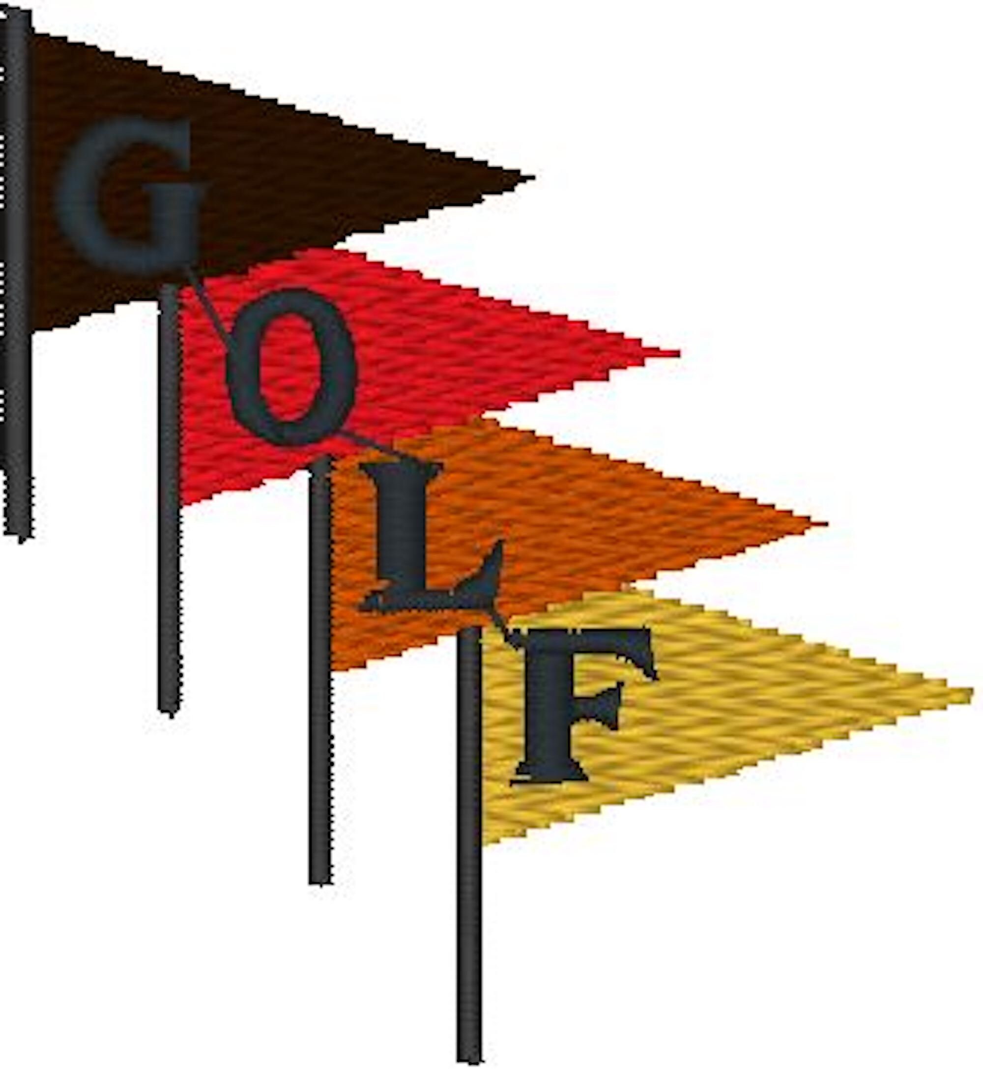 Golf Set of 30 Embroidery Files 4 X 4 Inches 100 X 100mm - Etsy