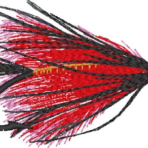Fishing Flies Set of 20 Machine Embroidery Files - Pes Dst Exp Jef Hus ...