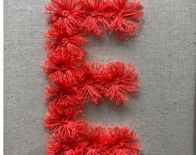 Cute Fluffy Fringed FONT Machine Embroidery Designs in Assorted Sizes ...