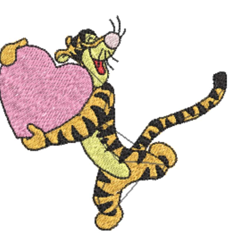 Tigger Embroidery - Etsy