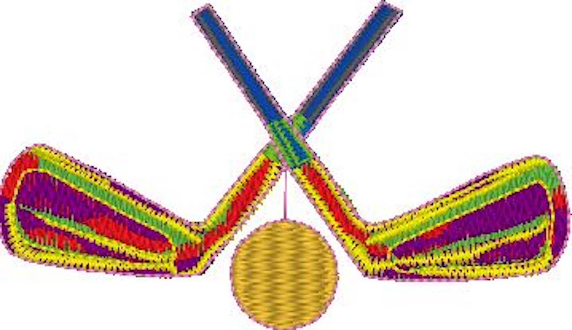 Golf Set of 30 Embroidery Files - 4 X 4 Inches ( 100 X 100mm) Hoop ...