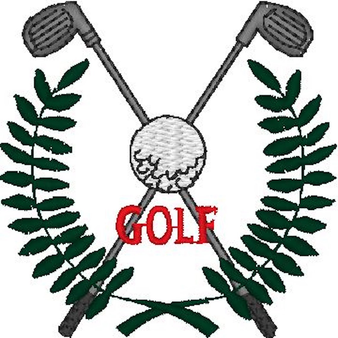 Golf Set of 30 Embroidery Files 4 X 4 Inches 100 X 100mm - Etsy
