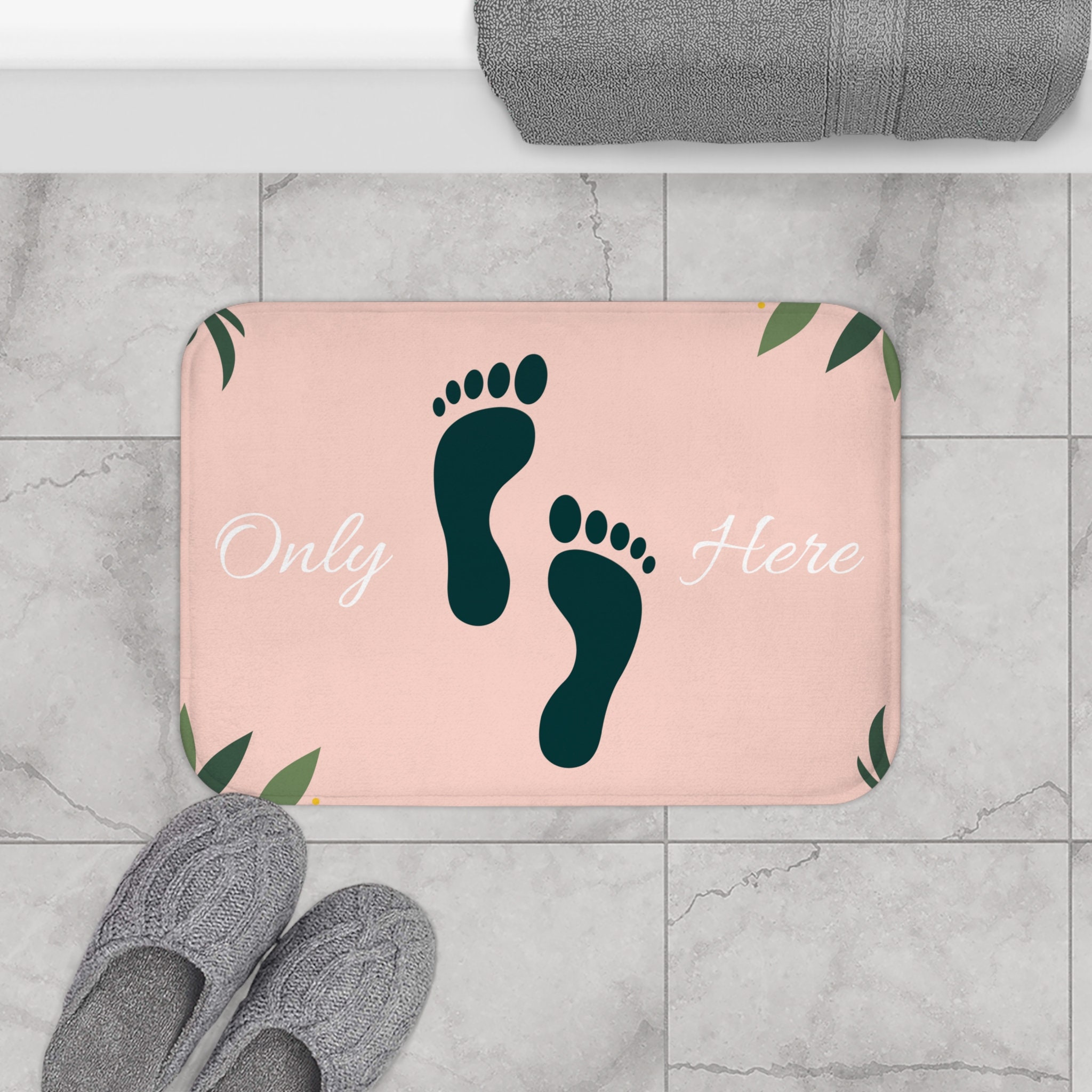 Bath Pink Mat Bathroom Decor, Fun Bath Non Slip Mat, Funny Slogan Girls ...