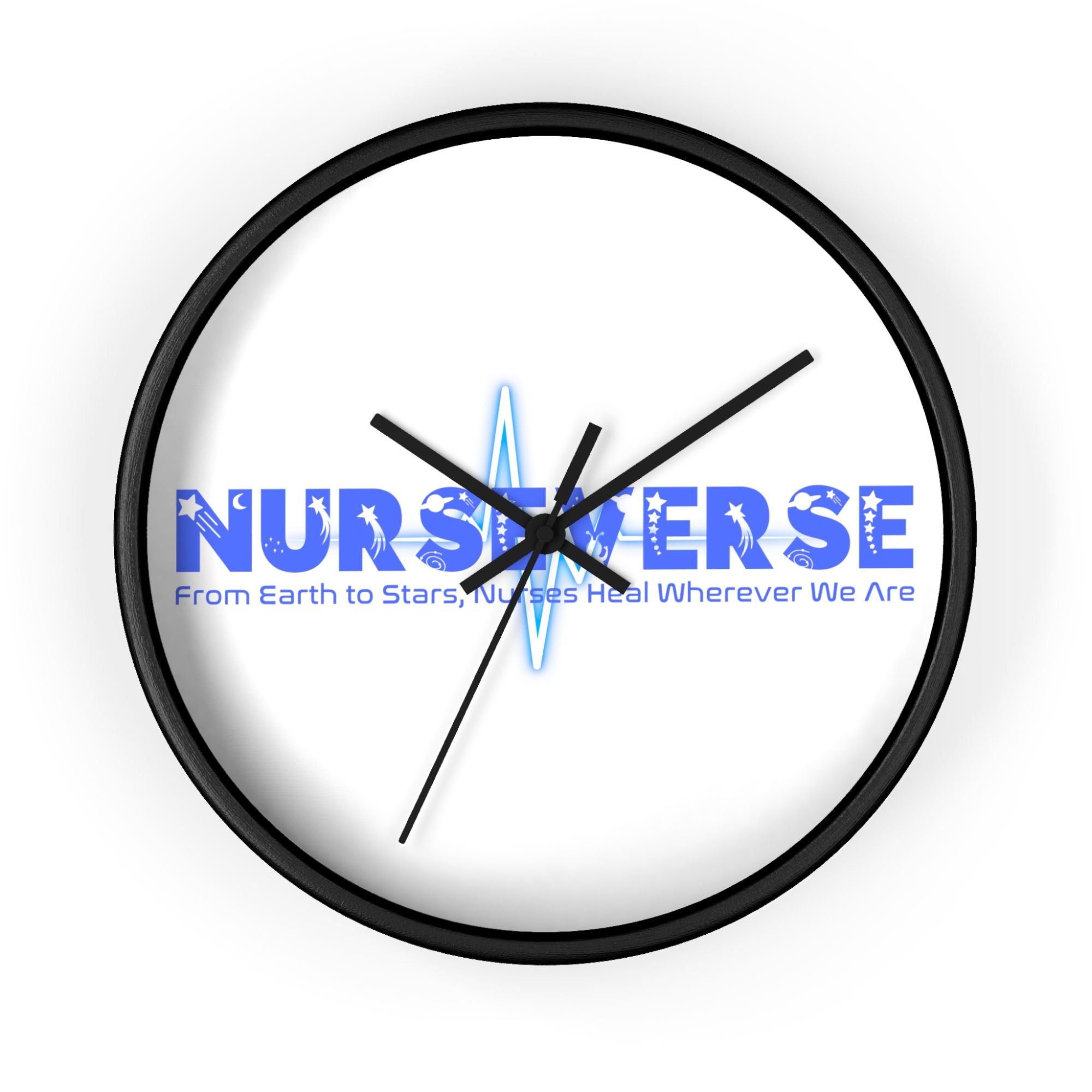 NURSEVERSE Unique Wall Clock Nurse Office Hanging Clock Nurse Office Decor Gift Idea for Student ...