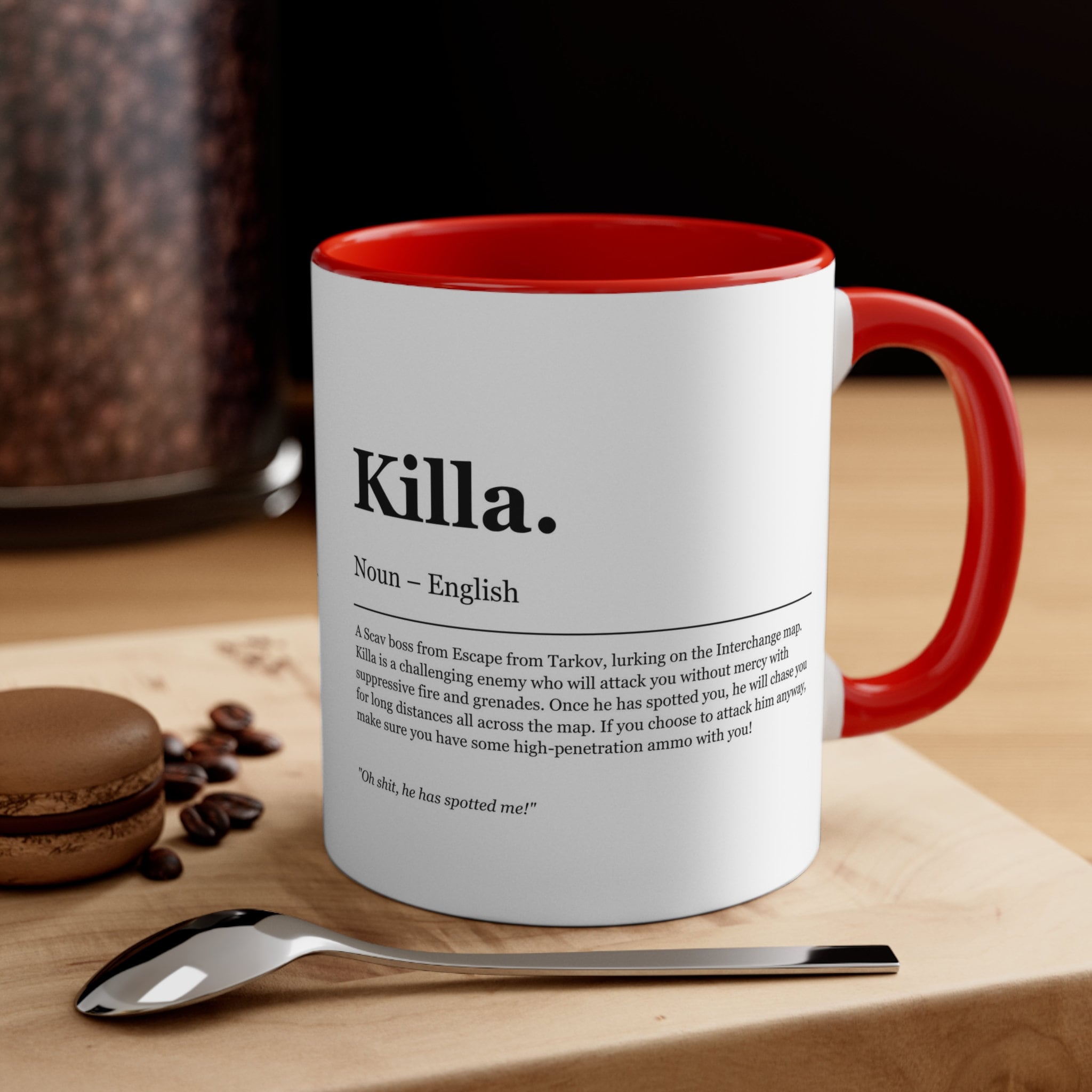 Escape From Tarkov Mug Merch Dictionary tagilla & Killa Gift Idea for ...