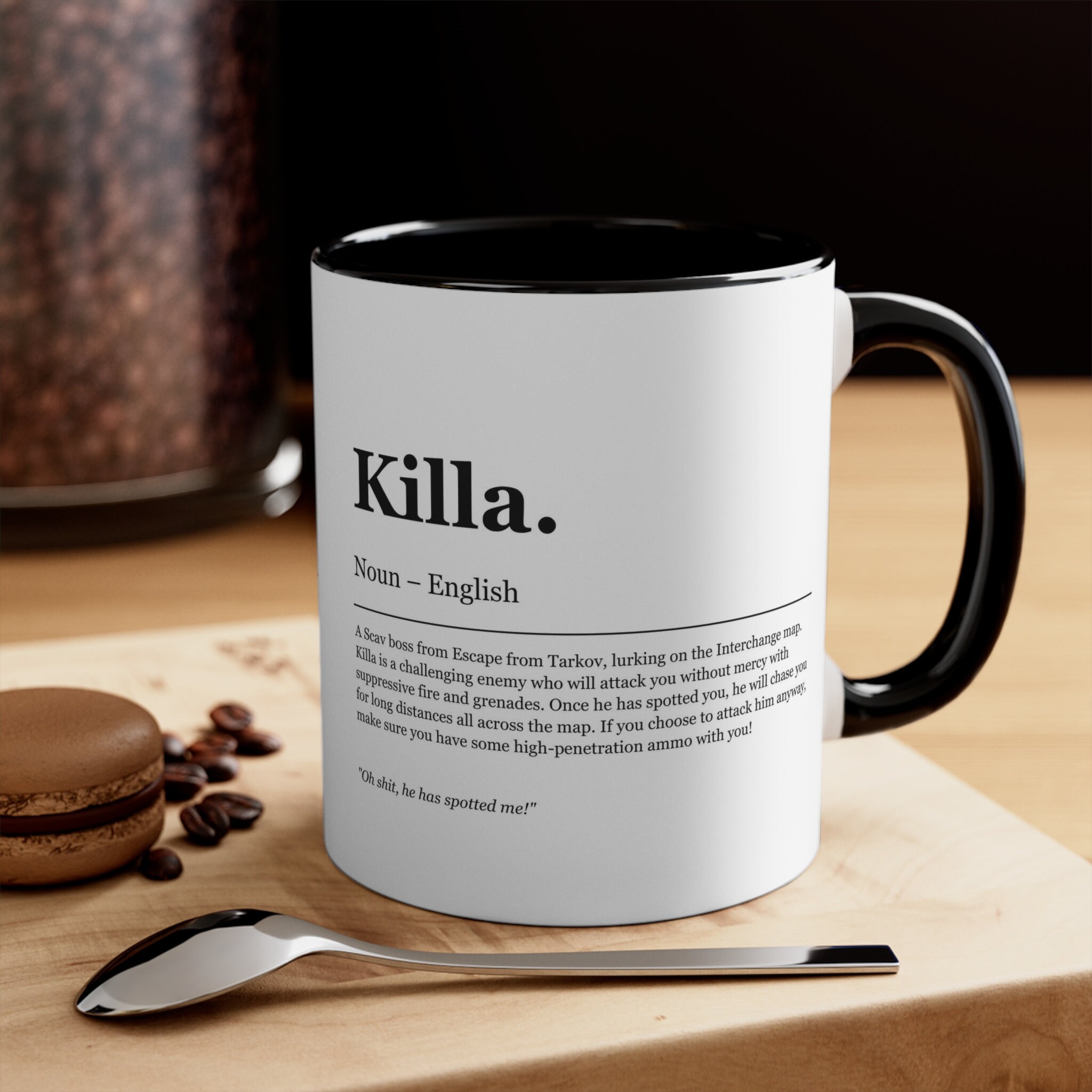 Escape From Tarkov Mug Merch Dictionary tagilla & Killa Gift Idea for ...