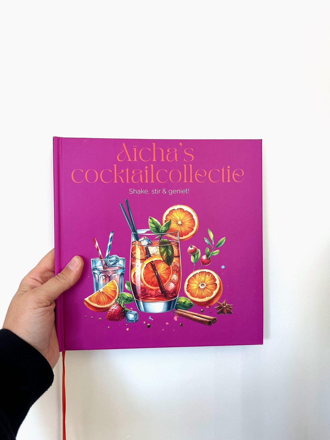 Personalized Cocktail Recipe Book: Summer & Winter Favorites, Orange or ...