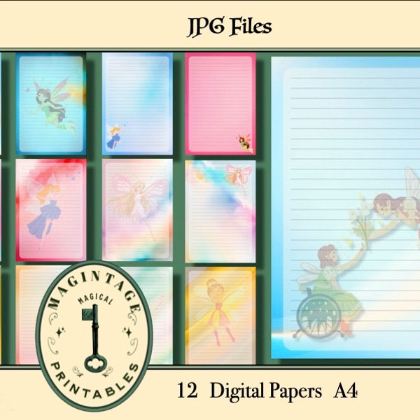 Fairy Writing Paper - Etsy