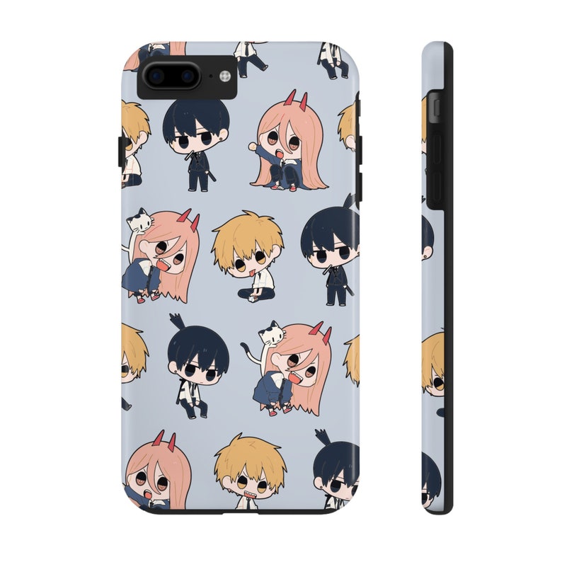 Anime Manga Chainsaw Man iPhone Case Chibi Anime Phone Cases Power ...