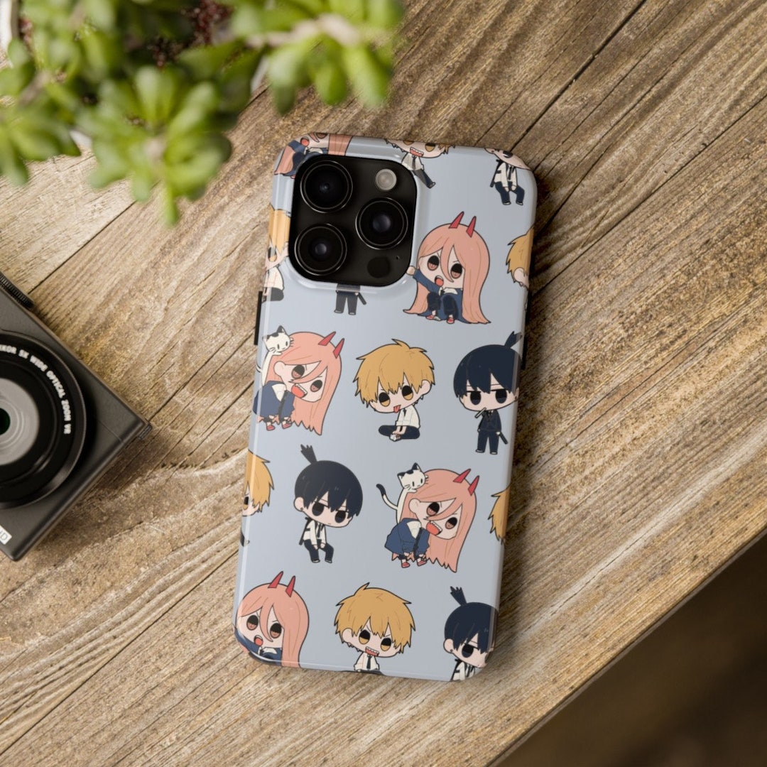 Anime Manga Chainsaw Man iPhone Case Chibi Anime Phone Cases Power ...