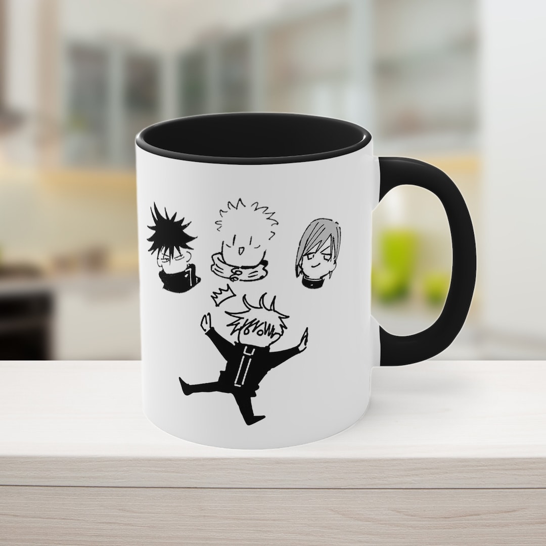 Anime Style Ceramic Mug | Colorful Manga-inspired Coffee Cup | 11oz ...