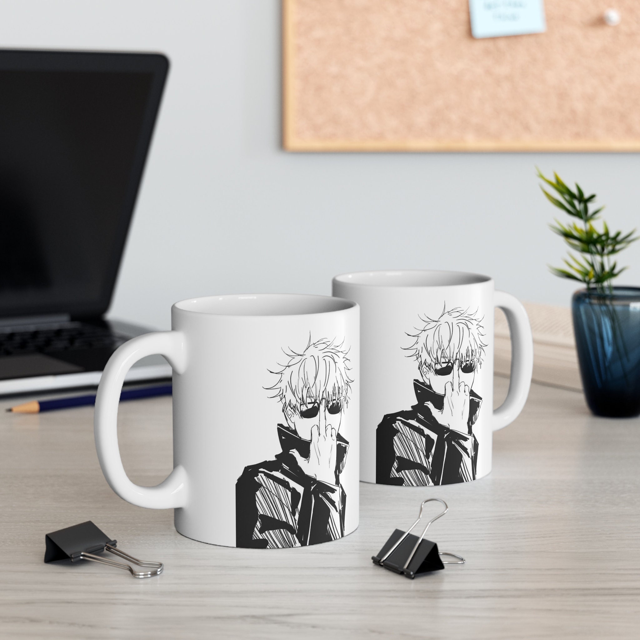 Satoru Gojo Mug Anime Manga Coffee Cup Jujutsu Kaisen Mug Anime Gifts ...