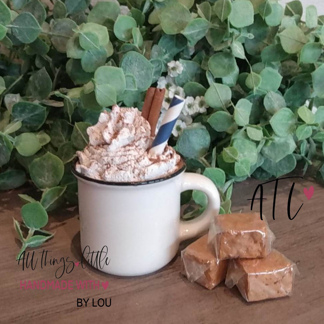 Mini Coffee Mug Topped With Faux Whipped Cream |tiered Tray Decor ...