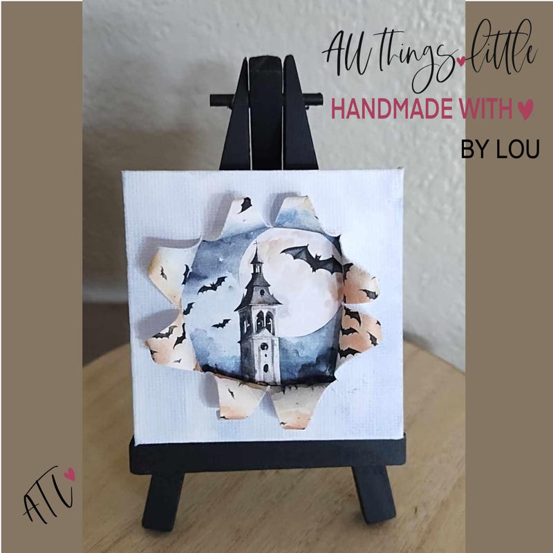 Busted Canvas Halloween - Etsy