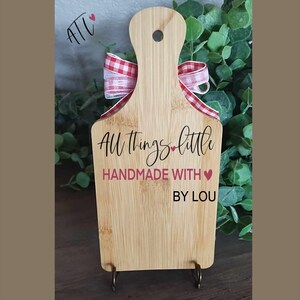 Mini Peppermint Gingerbread Cutting Board | Fake Bake | Tiered Tray ...