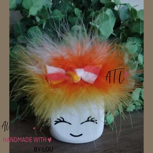 Candy Corn Foam Fluffy Friend | Mini Foam Cube | Tiered Tray Decor ...