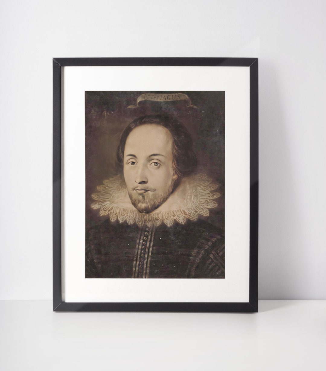 William Shakespeare, Portrait by Richard Earlom, 1610, Instant Print ...