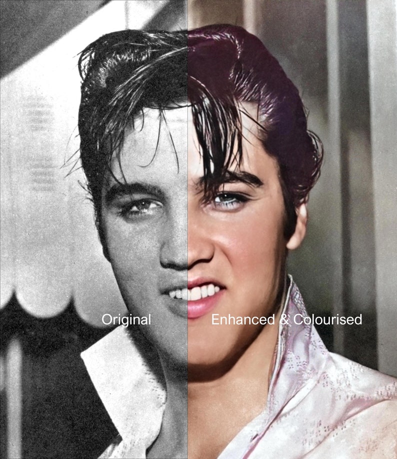 Elvis Presley Photo, 1960, Instant Print Photos, Digitally Enhanced and ...