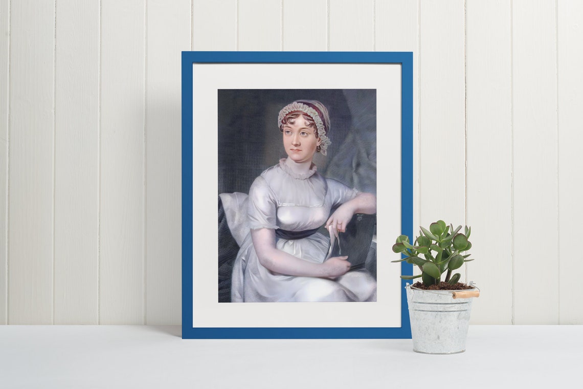 Jane Austen Portrait Based on Drawing by Her Sister Cassandra - Etsy