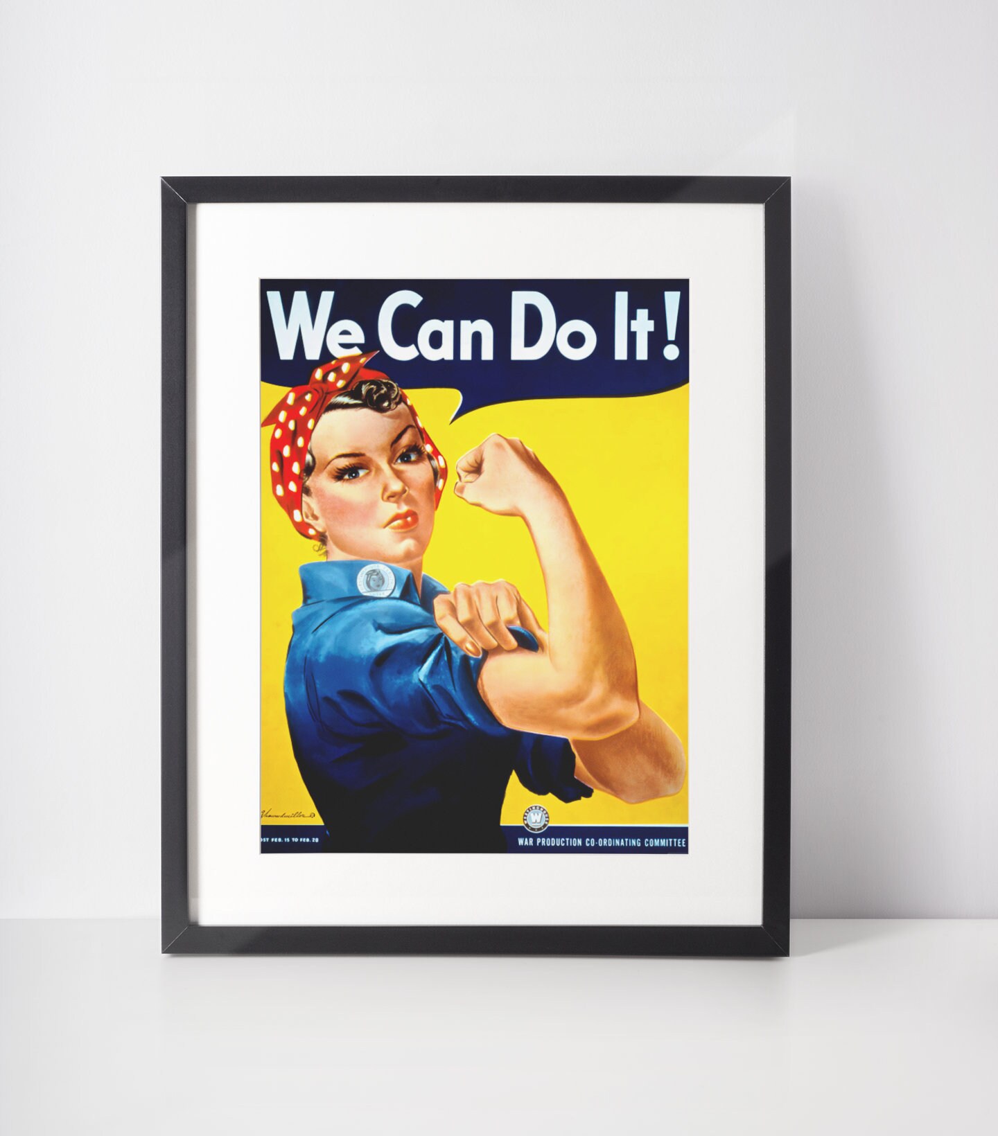 We Can Do It!, 1943, Digitally Enhanced Historical Poster, Digital ...