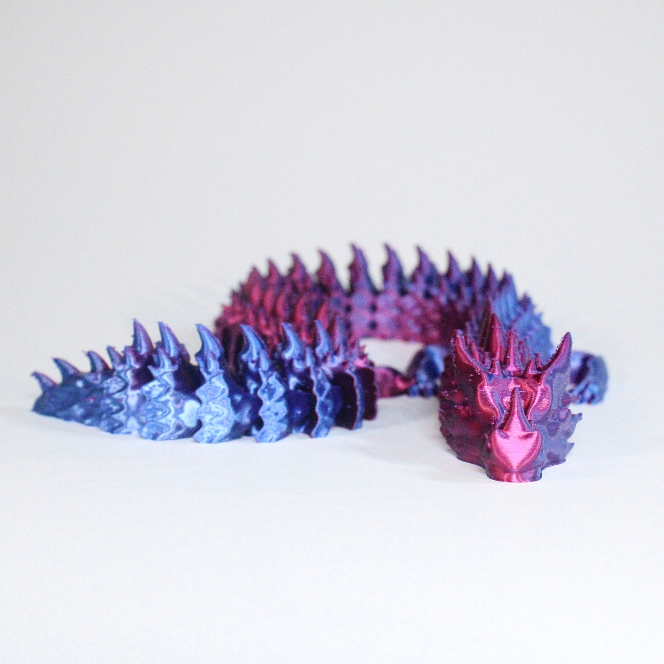Articulated Dragon Fidget Toy 3D Printed stress Toy - Etsy Australia