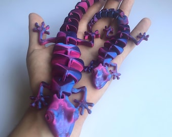 3D Printed Articulated Tegu Lizard - Etsy