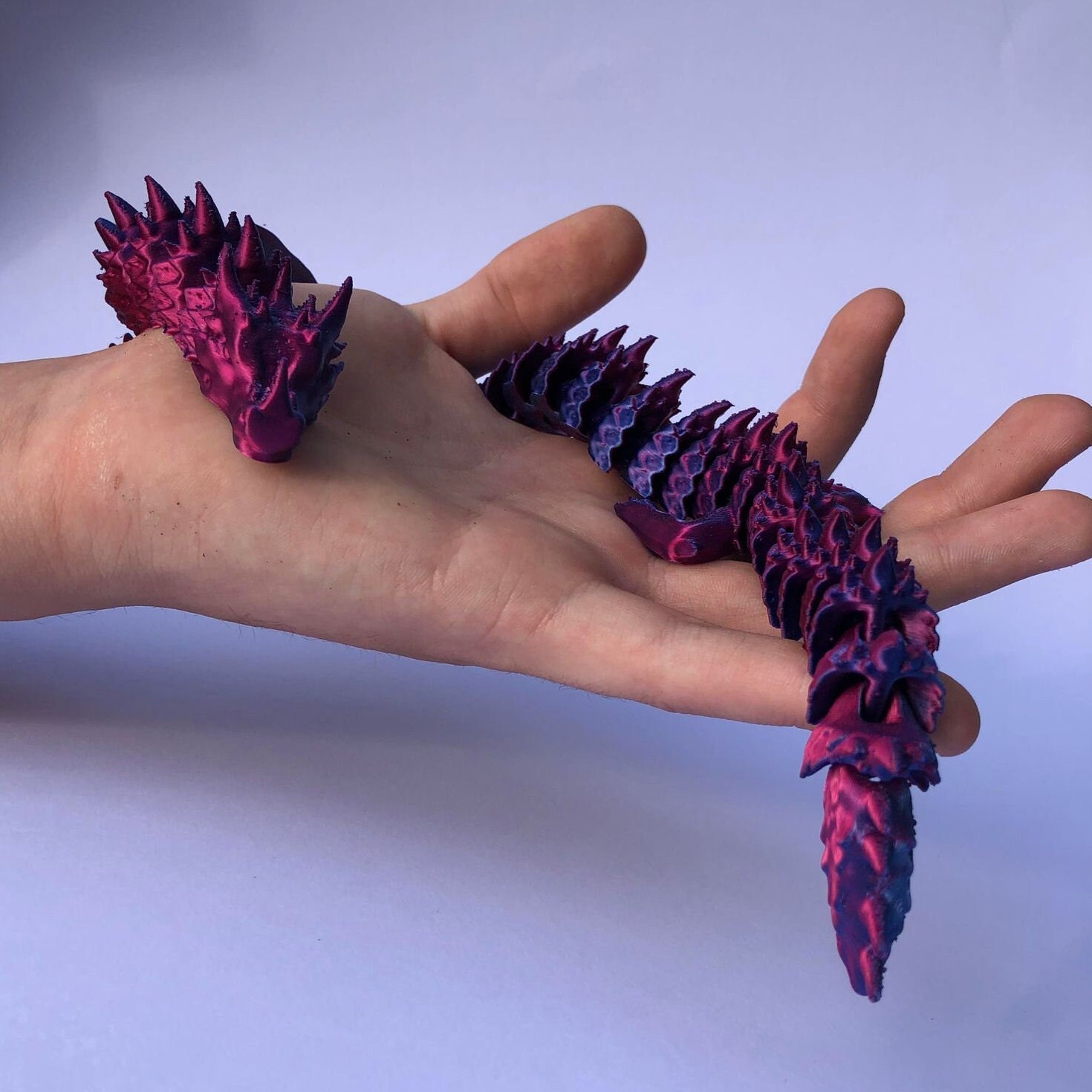 Articulated Dragon Fidget Toy 3D Printed Articulated - Etsy UK