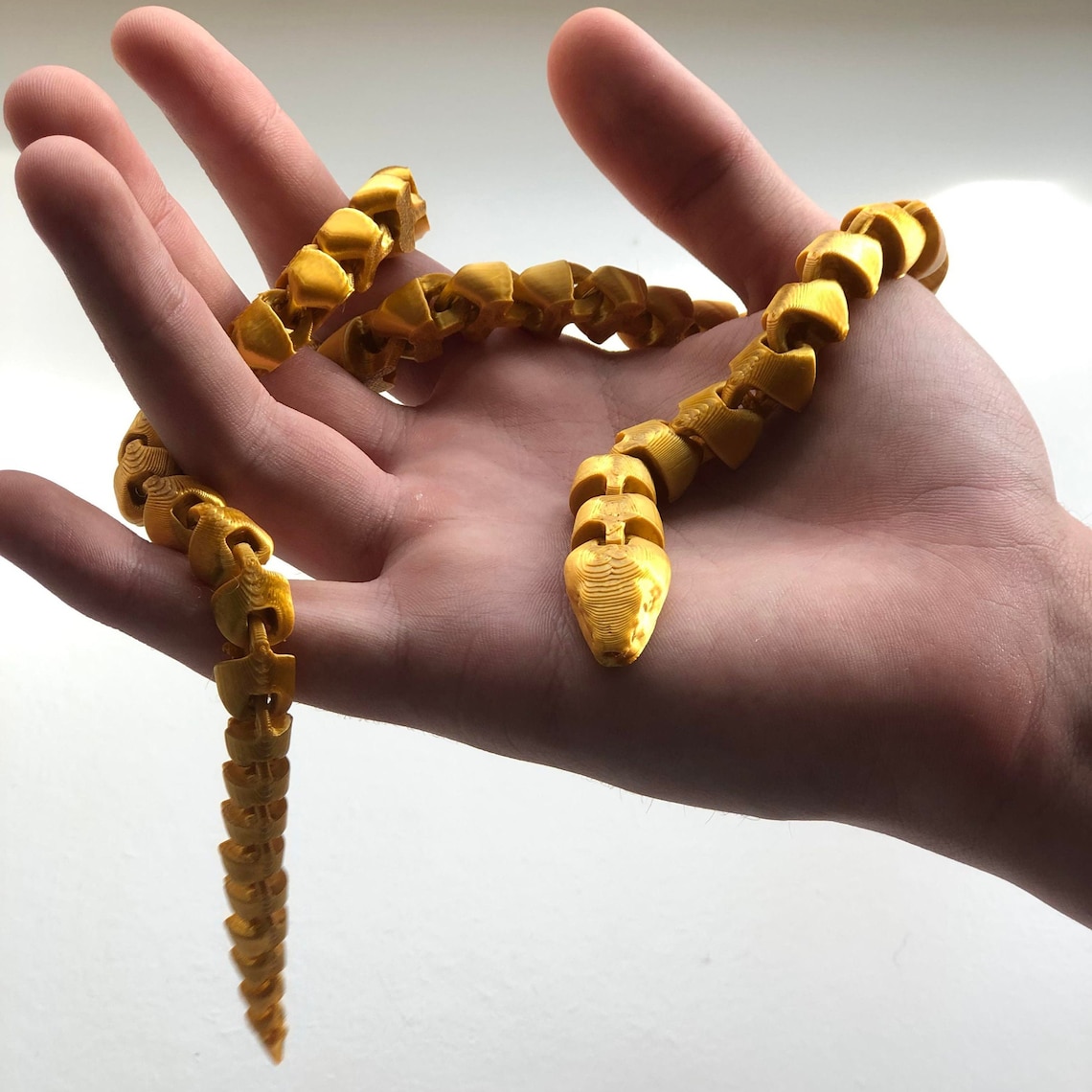 Articulated Snake Fidget Toy 3D Printed Stress Toy - Etsy