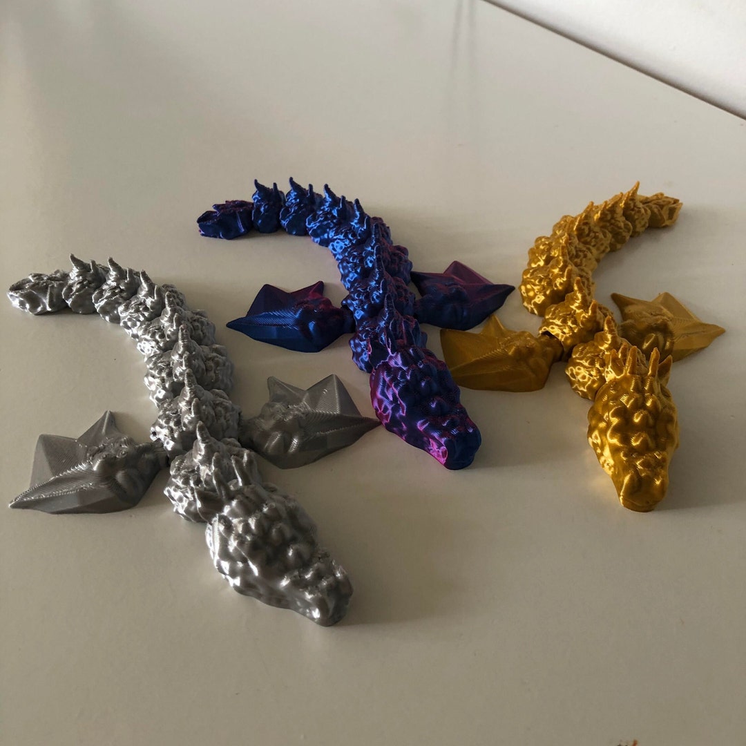 Articulated Baby Dragon - 3D Printed Fantasy Creature - Etsy