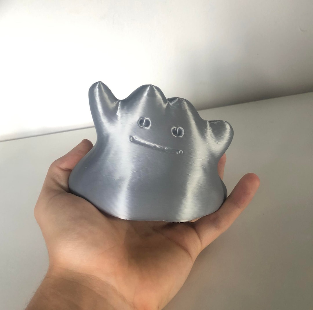 3D Printed Shiny Ditto Pokemon Figure Shiny Variant Replica - Etsy