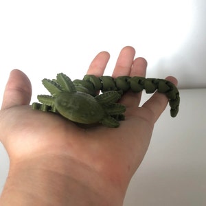 Articulated Axolotl - Lifelike 3D Printed Amphibian Toy - Etsy