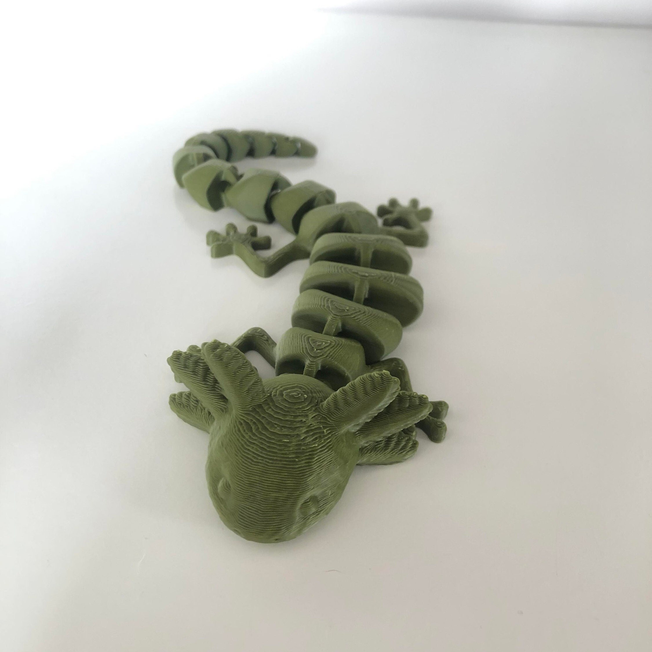 Articulated Axolotl - Lifelike 3D Printed Amphibian Toy - Etsy Australia