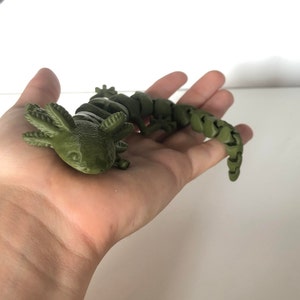 Articulated Axolotl - Lifelike 3D Printed Amphibian Toy - Etsy