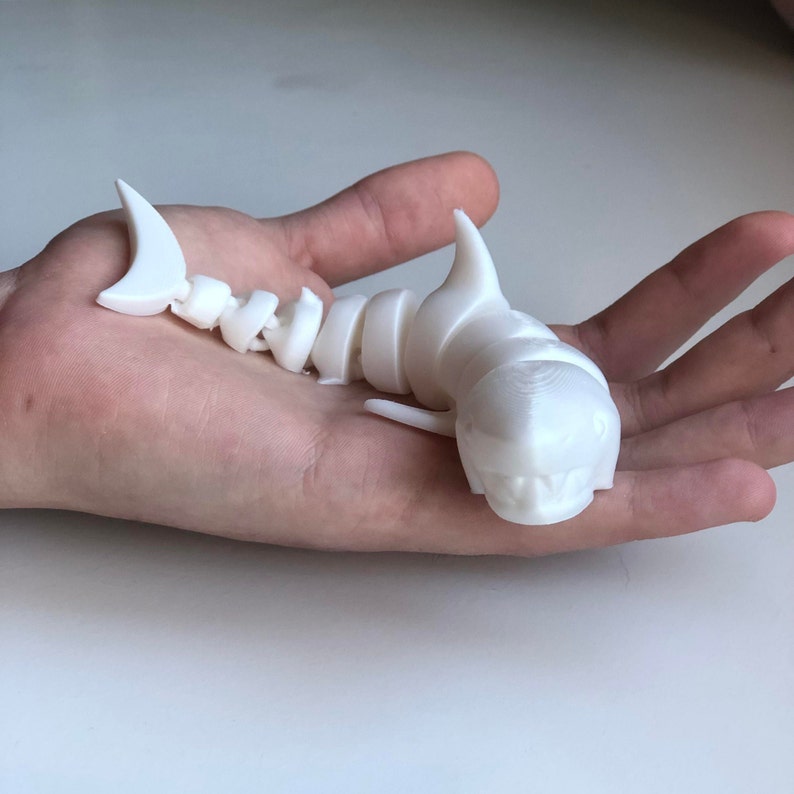 Articulated Shark Fidget Toy 3D Printed Articulated - Etsy UK