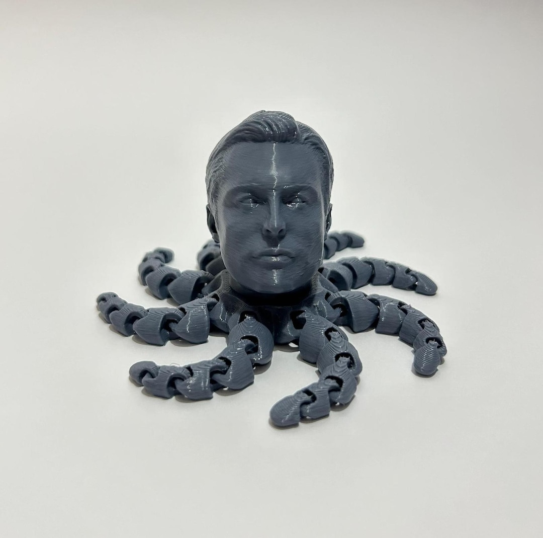 Muskopus Fidget Toy | 3D Printed | Elon Musk - Etsy