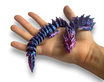 Articulated Spike Dragon Fidget Desk Figure - Etsy