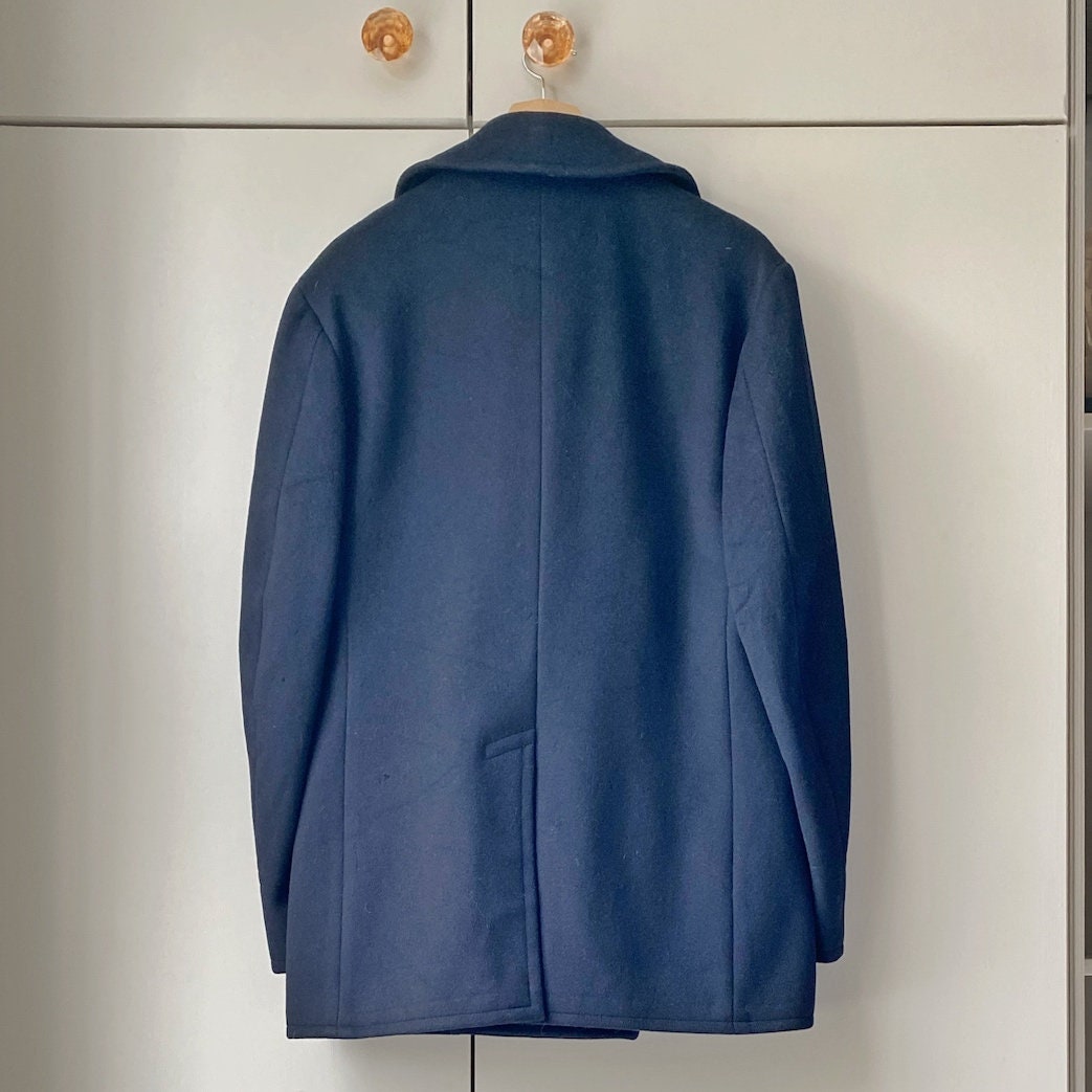 Vintage Navy Surplus Pea Coat - Etsy