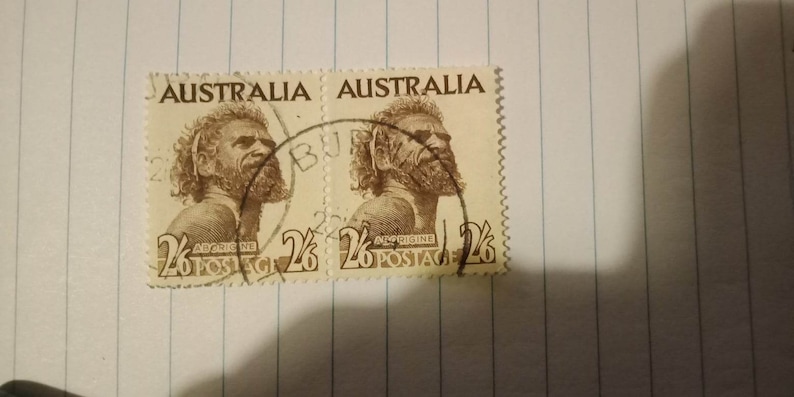 Pre Decimal Australian Aboriginal Stamps - Etsy