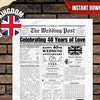1964 UK 60th Birthday Newspaper Print United Kingdom 60th Birthday Gift ...