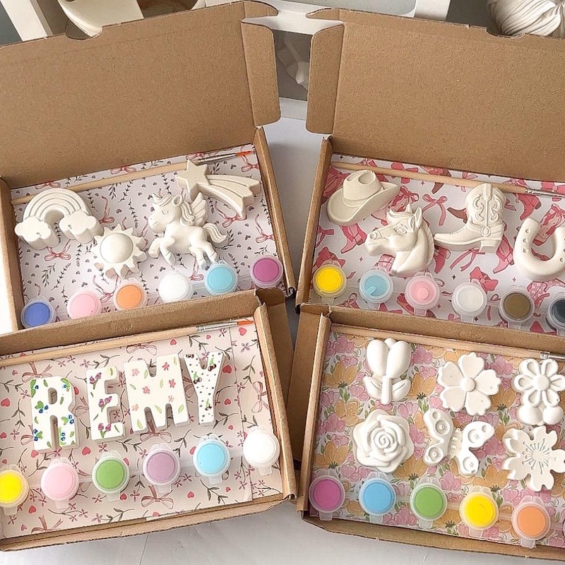 Paint Kit Plaster Art - Etsy UK