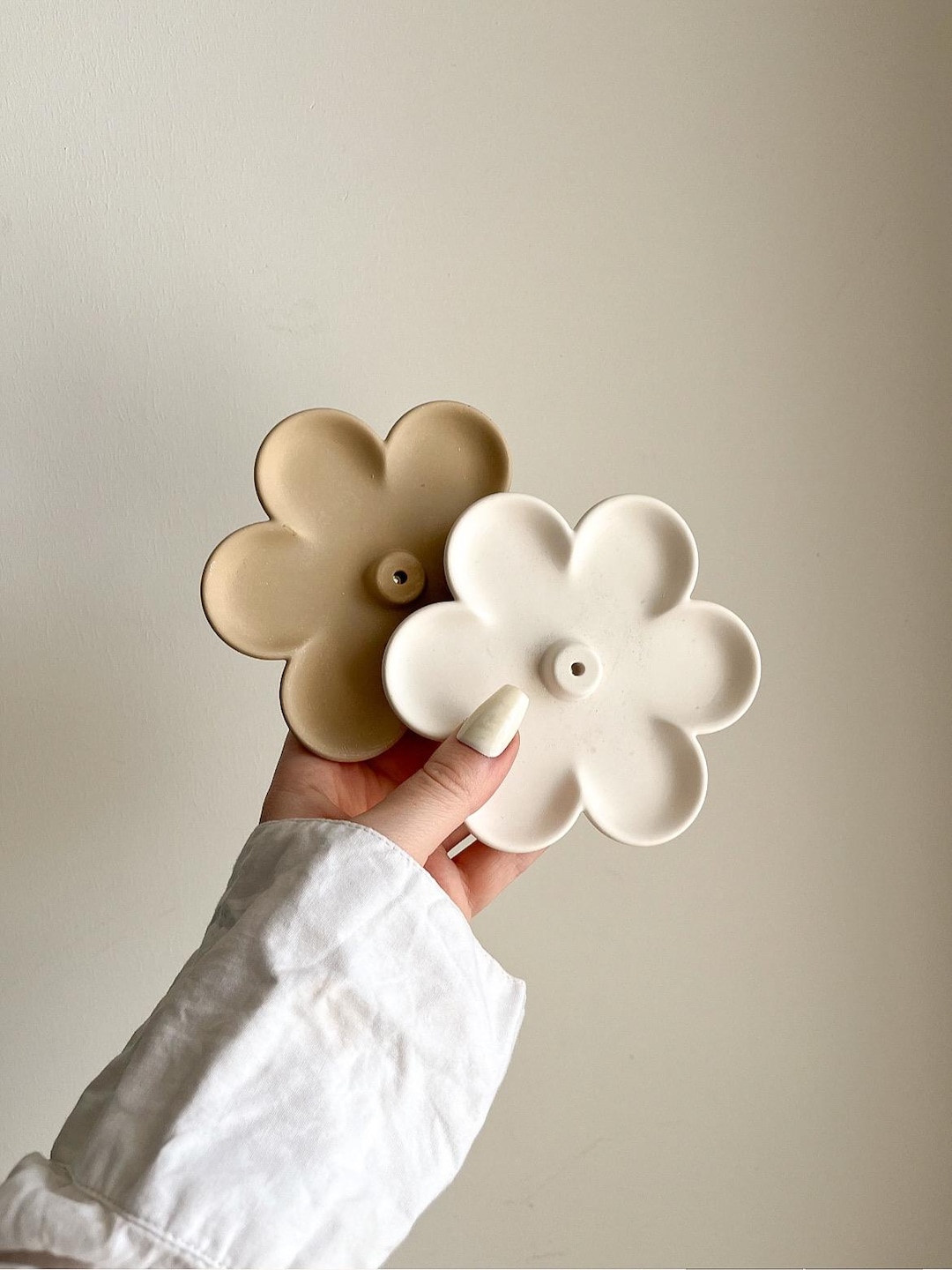Daisy Flower Incense Holder, Choose Different Colours Effects, Handmade ...