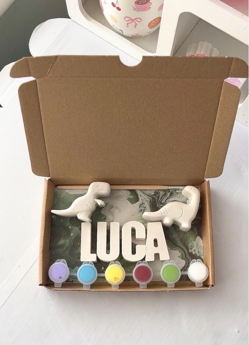 Paint Your Own Personalised Letters and Figures | Kids Craft Kits ...