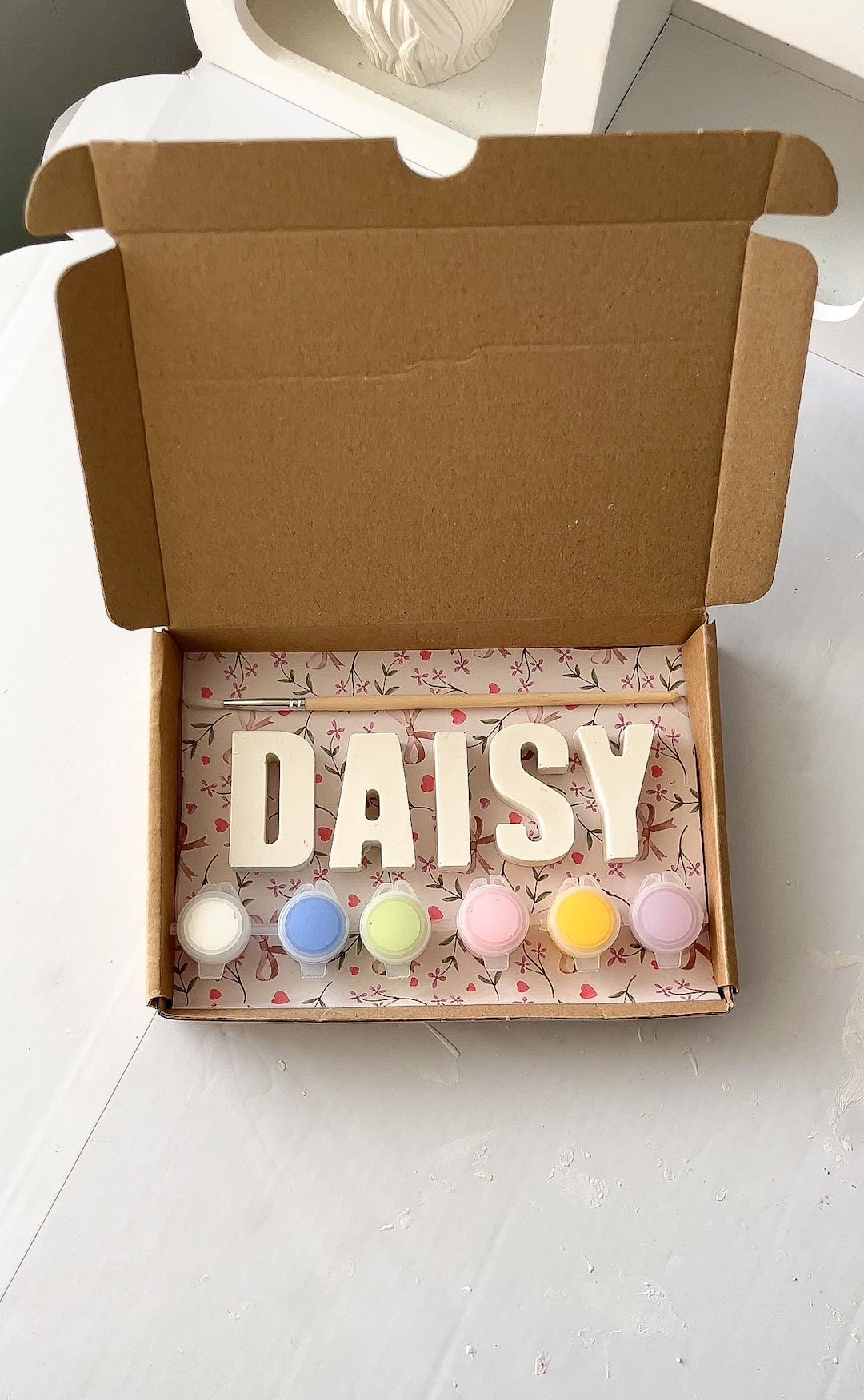 Paint Your Own Personalised Letters | Kids Craft Kits & Party Favour ...