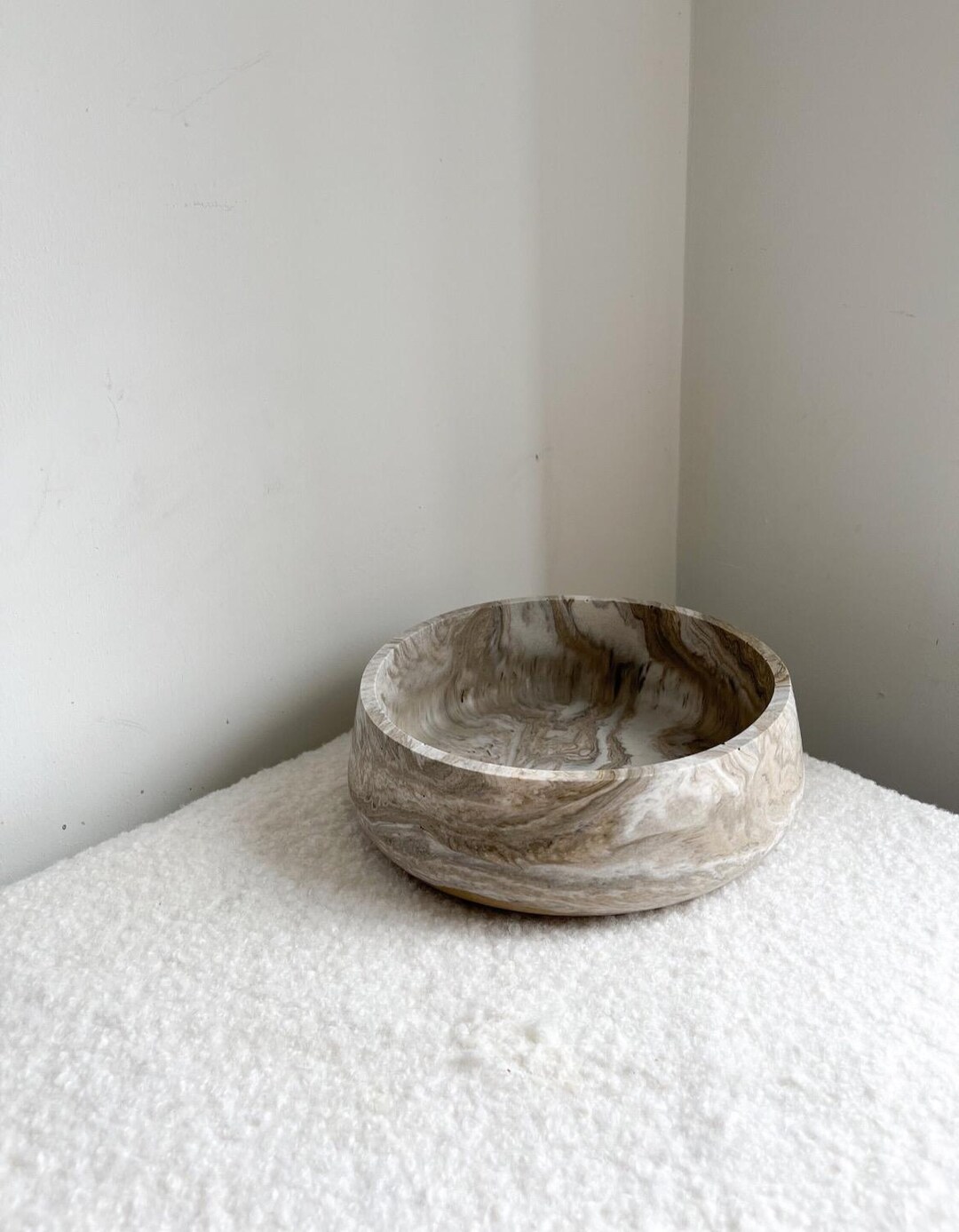 Round Bowl, Choose Different Colour Effects, Handmade | Jesmonite ...