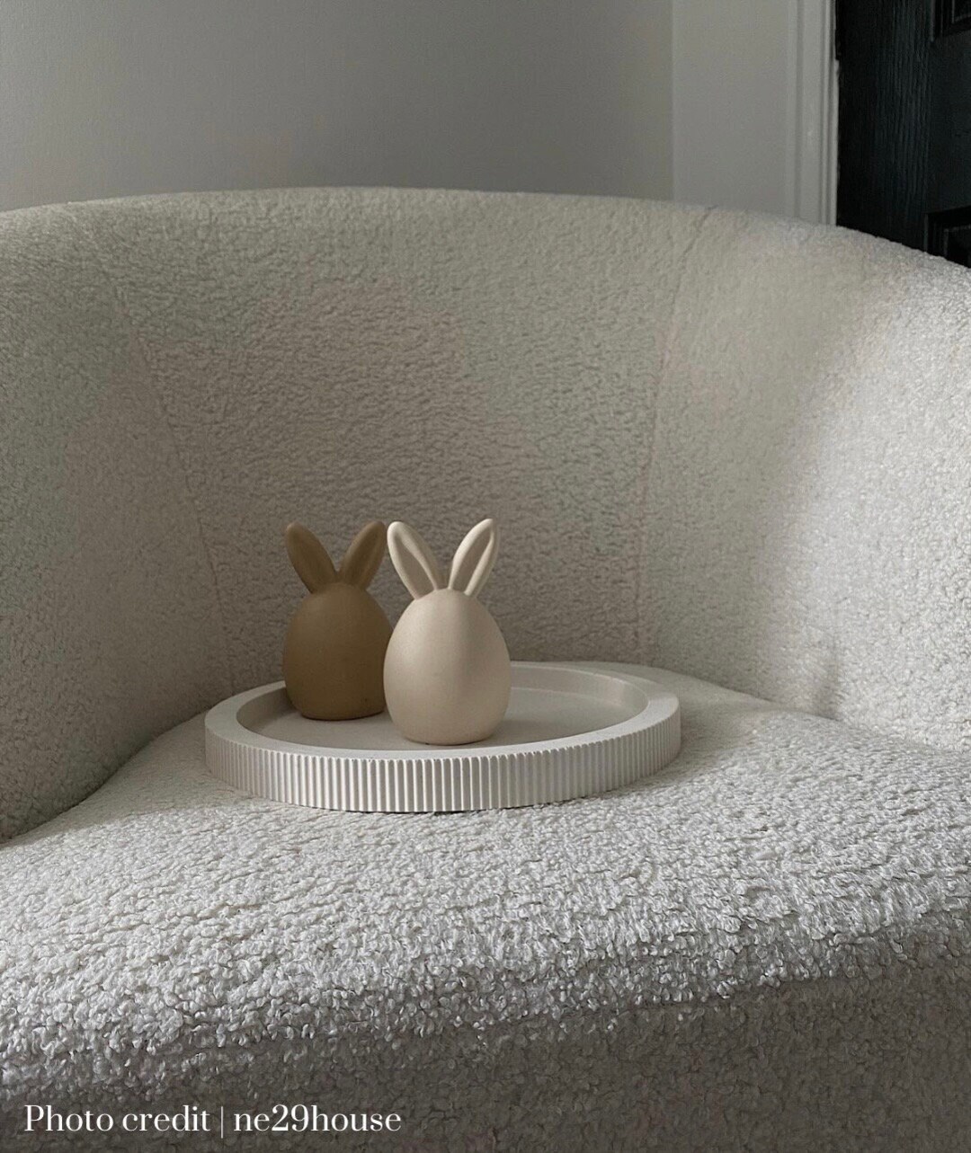 Bunny Statue, Choose Colour Effect, Handmade | Jesmonite | Home Decor ...