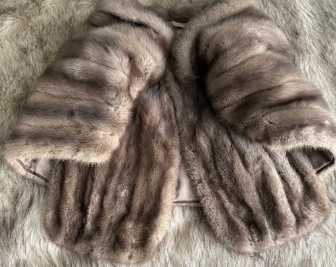 Rare 1960s Real Gray Mink Fur Stole One Size - Etsy