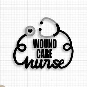 Wound Care Nurse Svg Wound Care Nurse Gift Wound Care Shirt Svg Heart ...